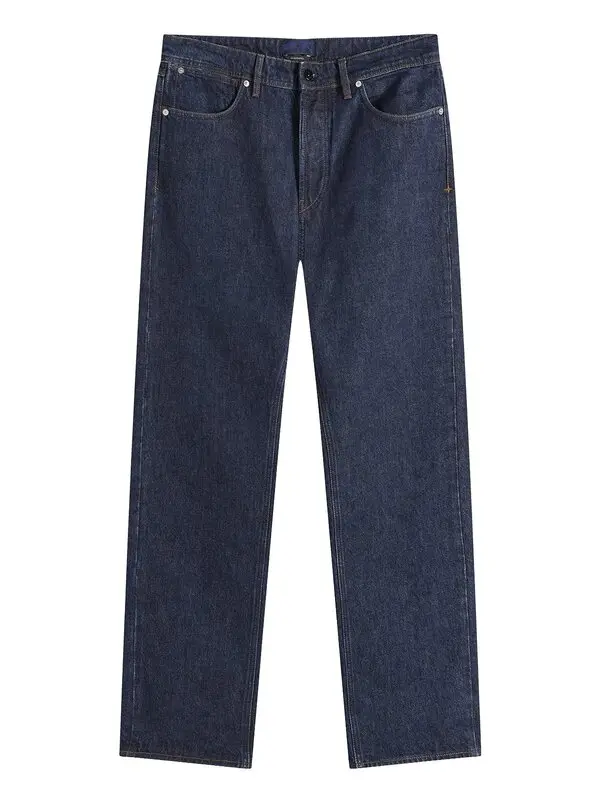 Stone Island Rinsed Straight Leg Denim Jeans - Blue Rinse
