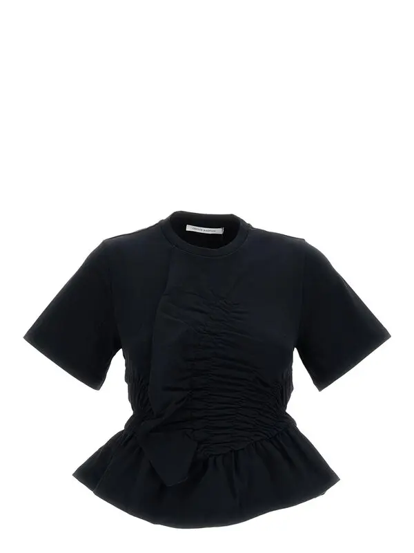 Cecilie Bahnsen Ace T-shirt Jersey - Black