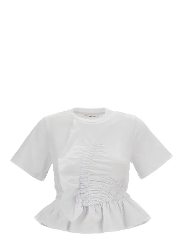 Cecilie Bahnsen Ace T-shirt Jersey - Bianco