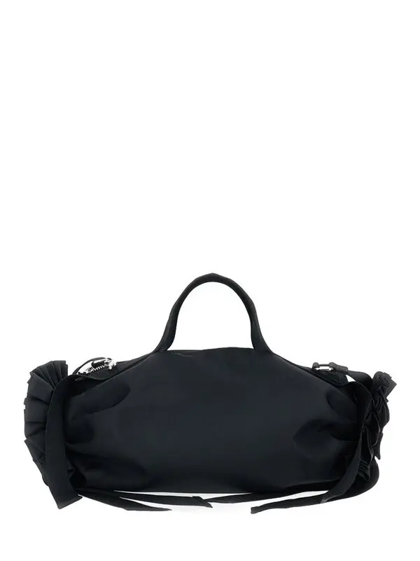 Simone Rocha Borsa Large Con Doppio Nastro E Rosette - Nero