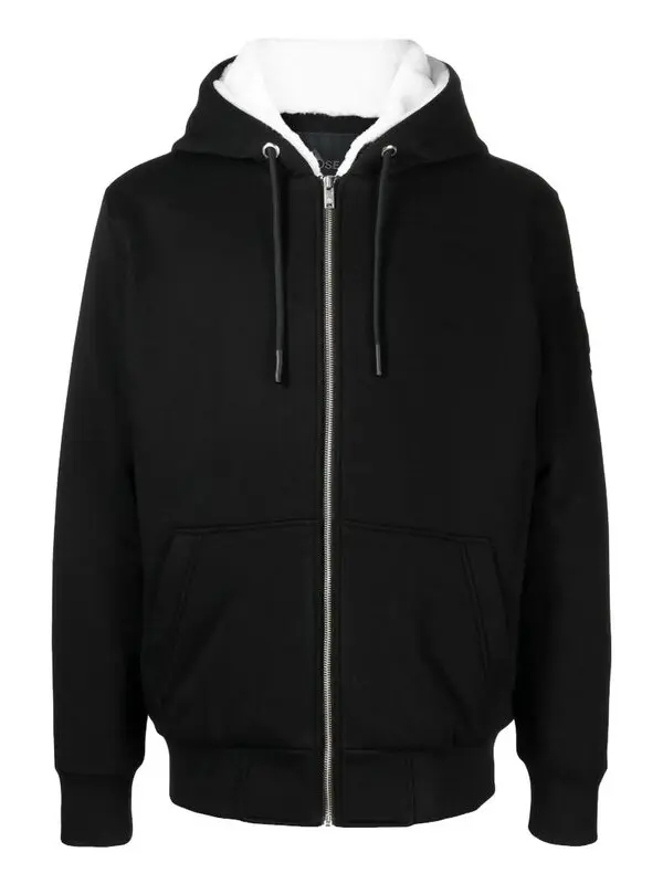 Moose Knuckles Cotton Blend Hooded Jacket - Black