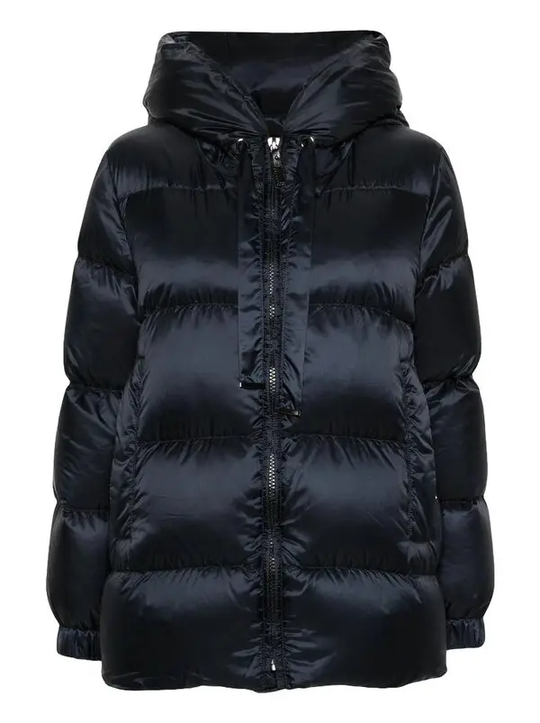 Max Mara Quilted Down Jacket - Blue