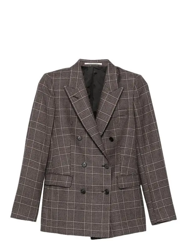 Tagliatore Double-breasted Blazer - Brown
