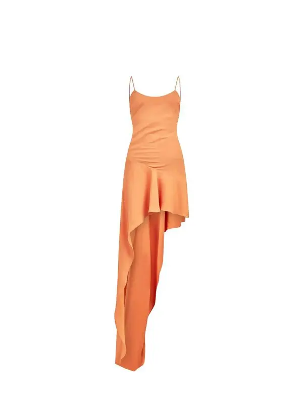 Andamane The Attico Spaghetti Straps Dress - Orange