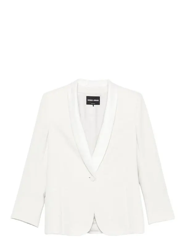 Giorgio Armani Tailored Jacket - Cream