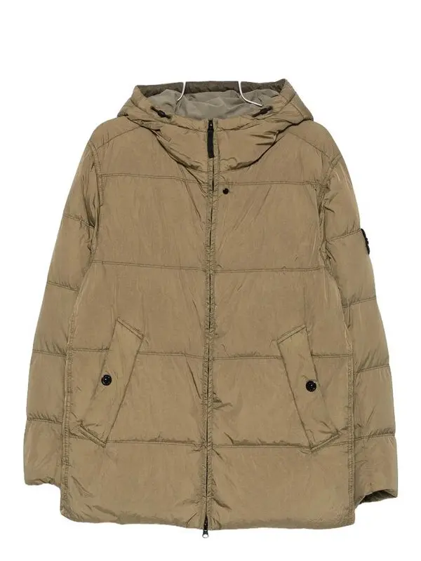 Stone Island Padded Coat - Green