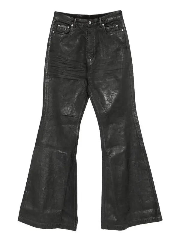 Rick Owens Denim Bootcut Jeans - Black