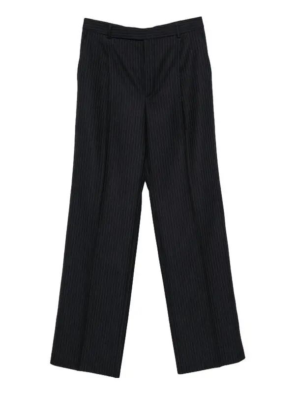 Saint Laurent Wide-leg Trousers - Black