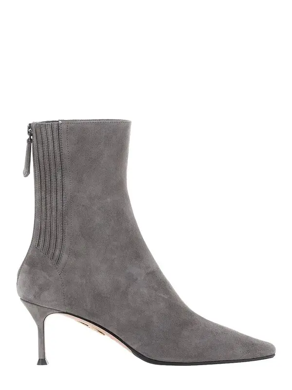 AQUAZZURA Saint Honore Suede Ankle Boots - Multicolor