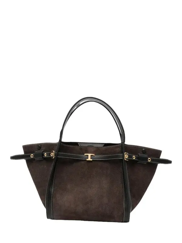 TOD'S T Timeless Tote Bag - Brown
