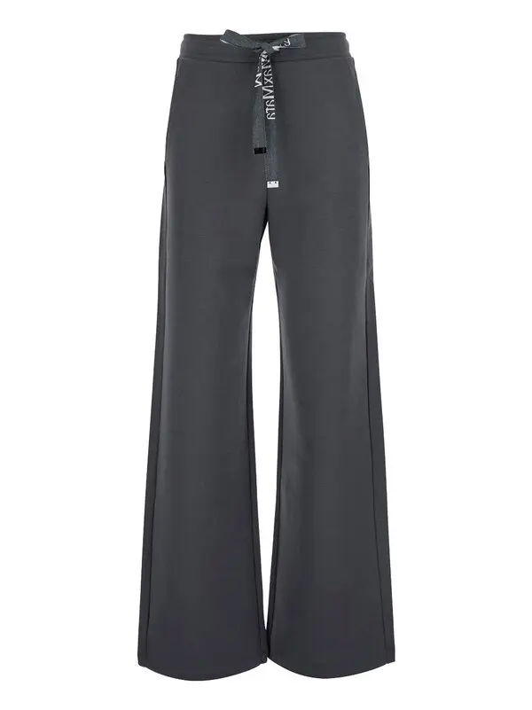Max Mara Smmbali Wide Leg Trousers - Gray
