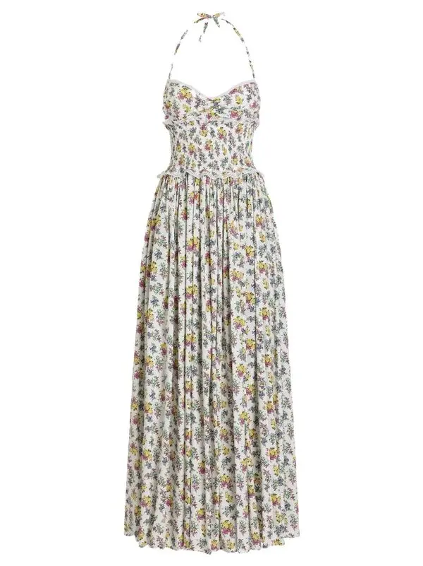 Dolce & Gabbana Floral Maxi Dress - Multicolor