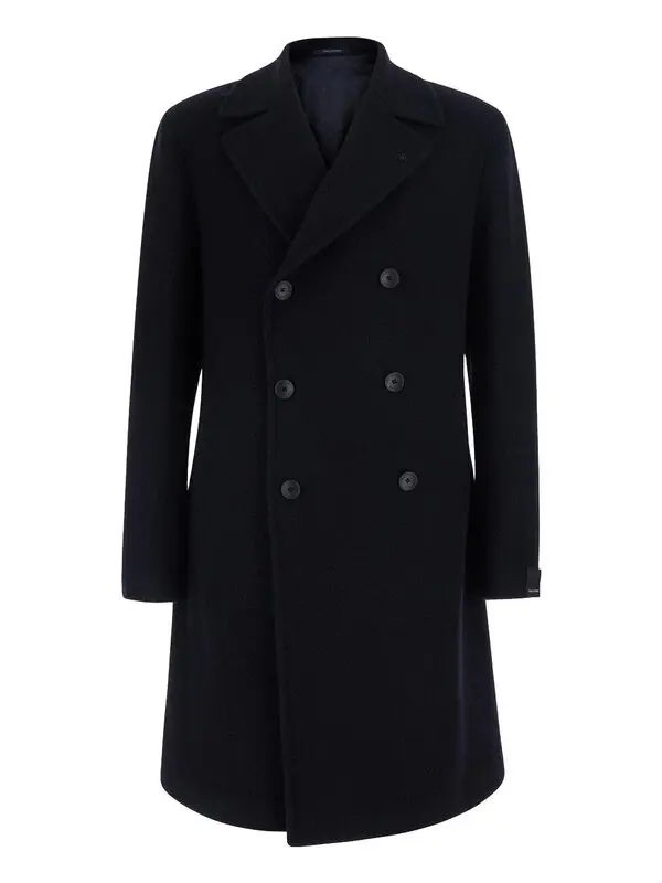 Tagliatore Double-breasted Wool And Cashmere Coat - Multicolor