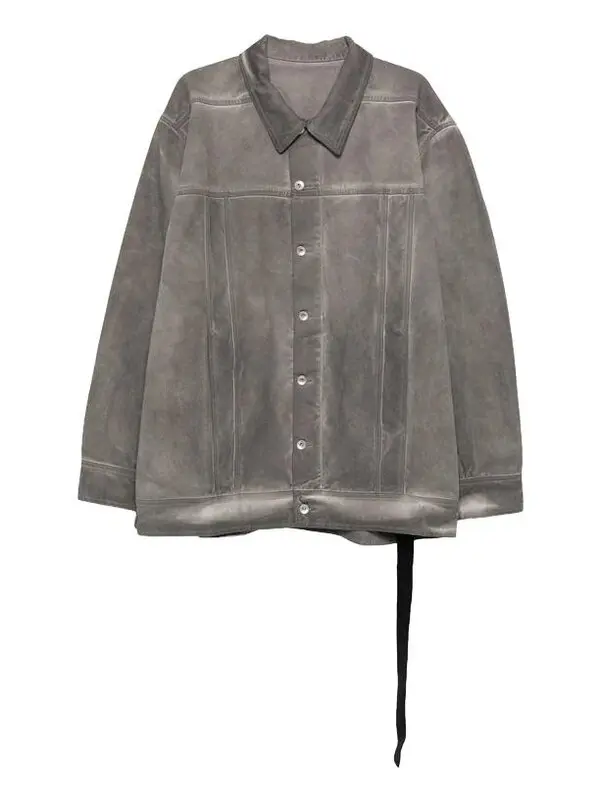 Rick Owens Denim Jacket - Gray