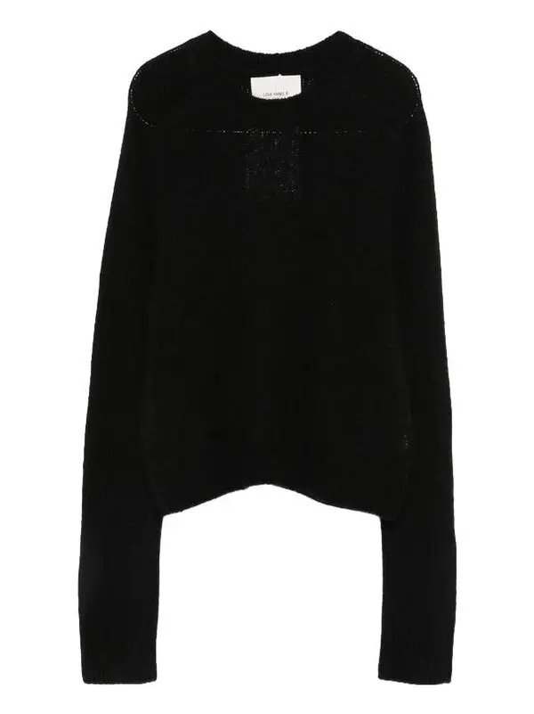 LISA YANG Cashmere Silk Blend Knit Jumper - Black