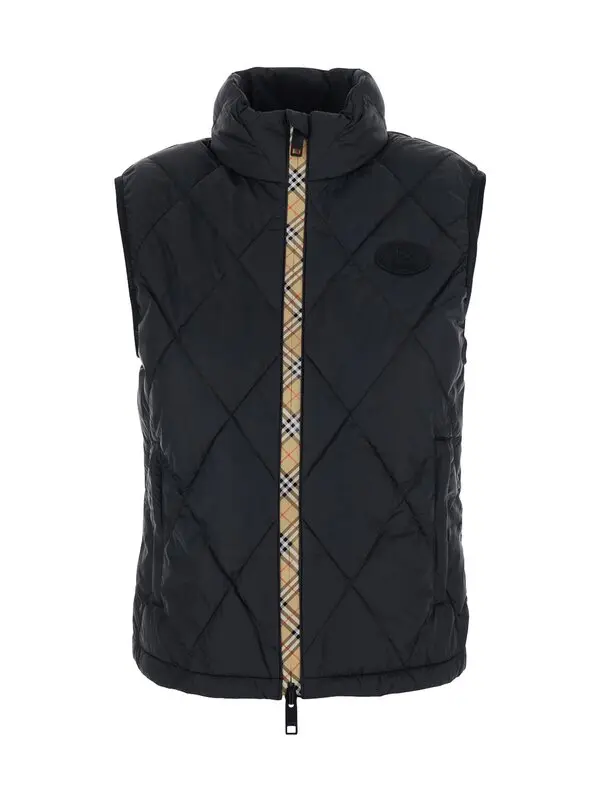Burberry Quilted Vest - Multicolor