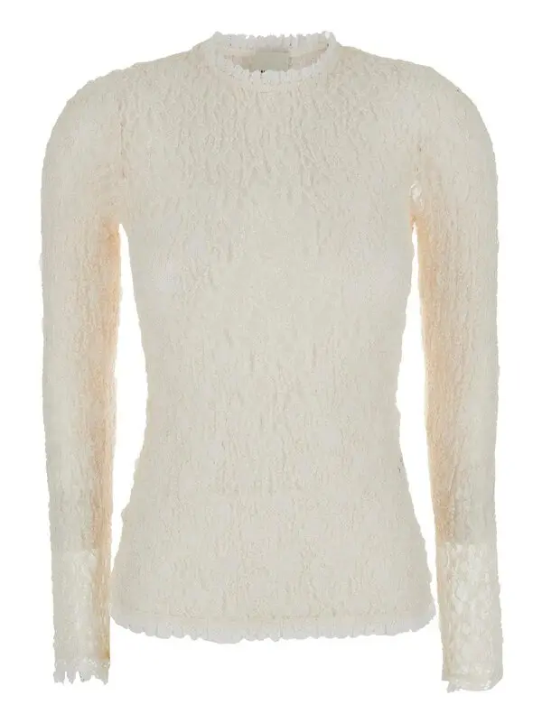 Isabel Marant Étoile Brany Lace Trim Top - Multicolor