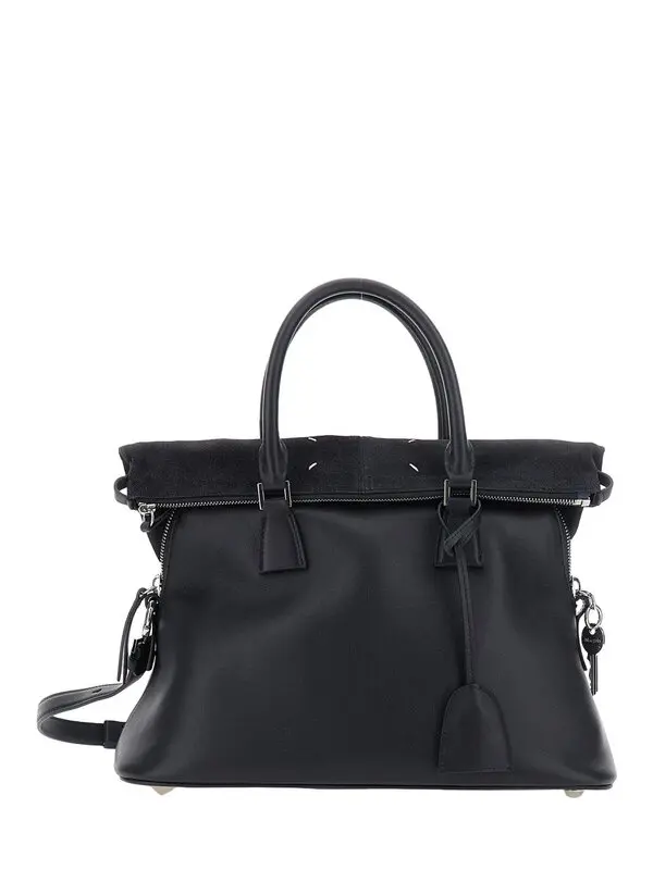 MAISON MARGIELA Crossbody Bag With Calf Details - Multicolor