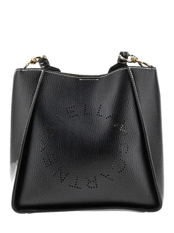 Stella McCartney Alter Mat 'stella Logo' Crossbody Bag - Black