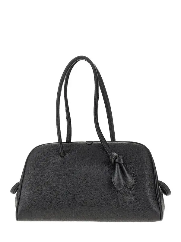 Jacquemus Grained Leather "turismo" Bag - Black
