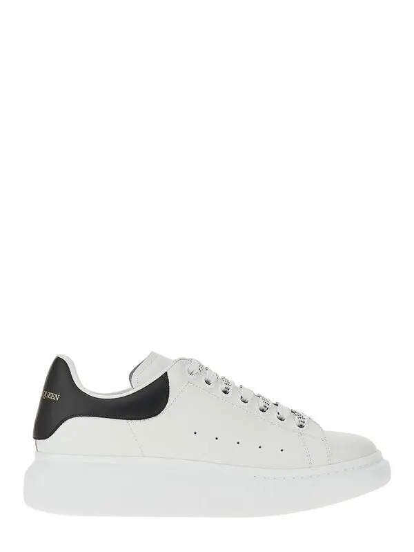 Alexander McQueen Leather Oversized Sneakers - White