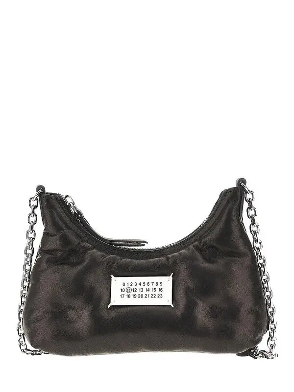 MAISON MARGIELA Micro Glam Slam Hobo Bag - Black
