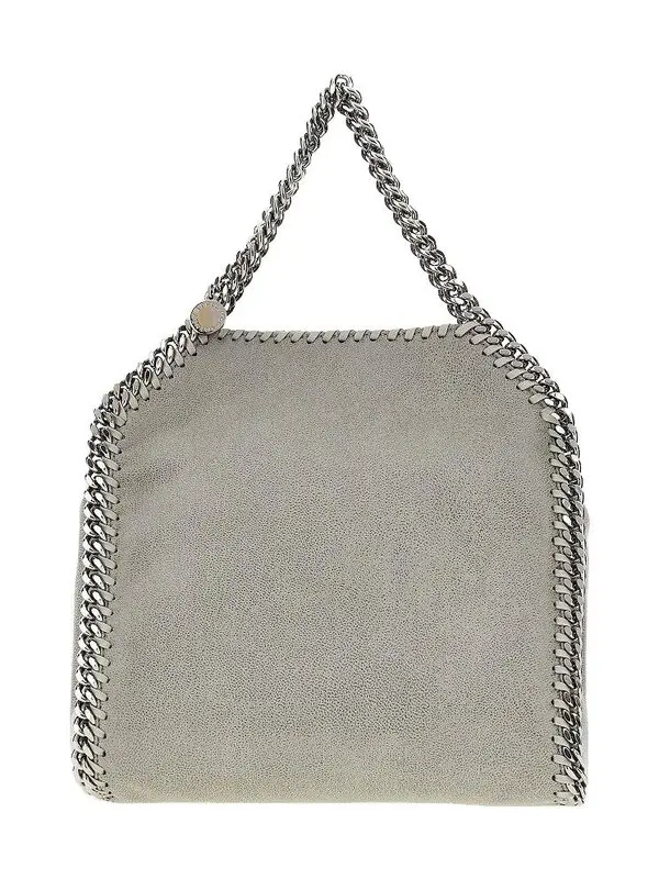 Stella McCartney Mini Falabella Bag With Chain Edges - Gray