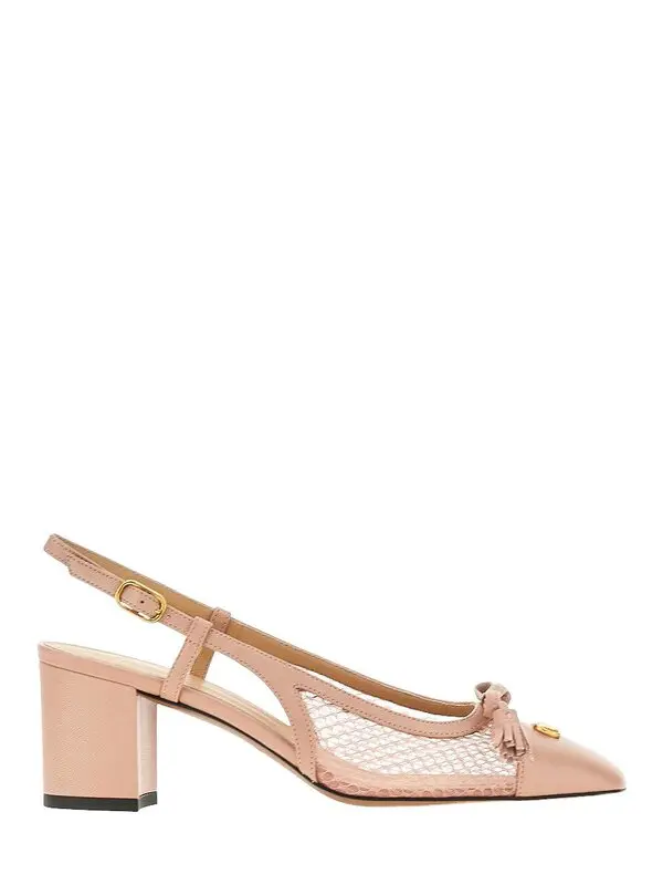 Valentino Garavani Slingback Décolleté With Vlogo Signature - Pink