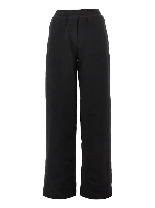Dolce & Gabbana Dg Logo Patch Sweatpants - Black