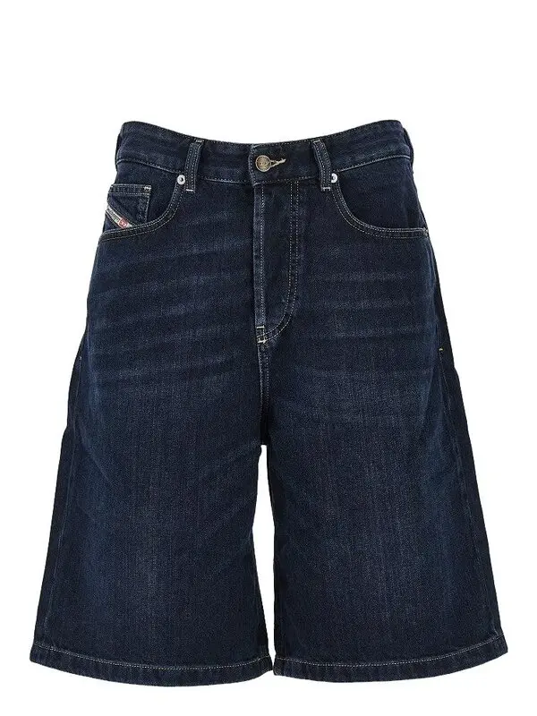DIESEL® De-sire™ Denim Wide Leg Shorts - Blue