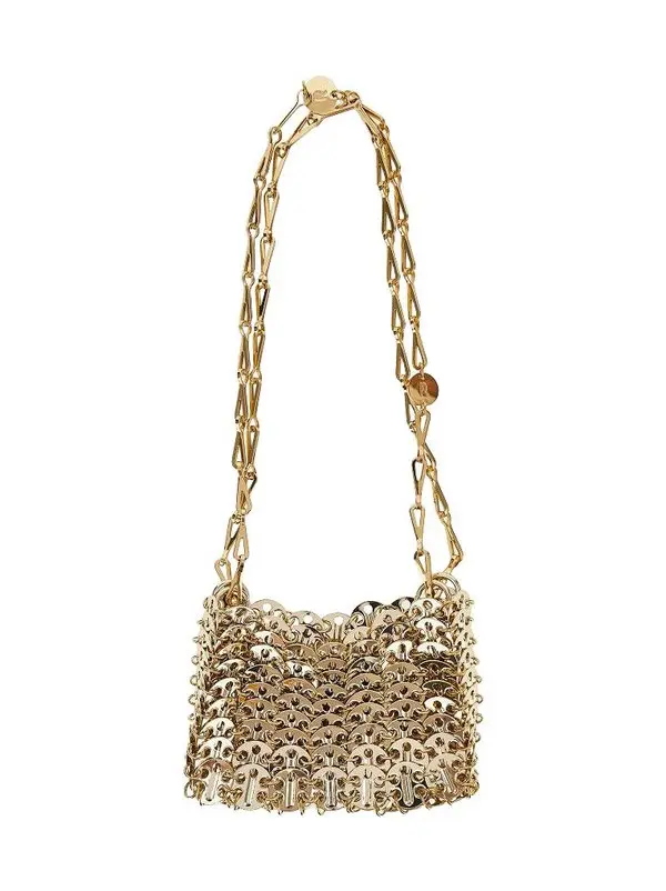 Rabanne 1969 Nano Bag Finish Metal Discs - Gold