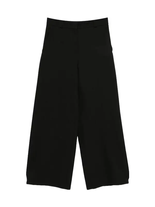 Giorgio Armani Palazzo Trousers - Black