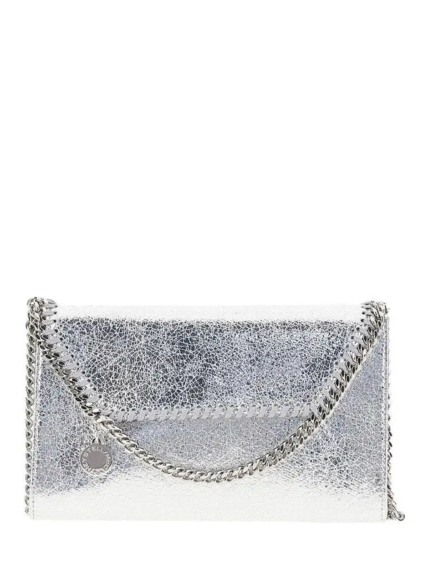 Stella McCartney Mini Falabella Crossbody Bag - Silver
