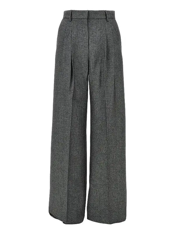 Andamane The Attico Nathalie Mouliné Knitting Pants - Gray