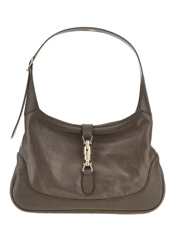 Gucci Jackie 1961 Medium Leather Bag - Brown