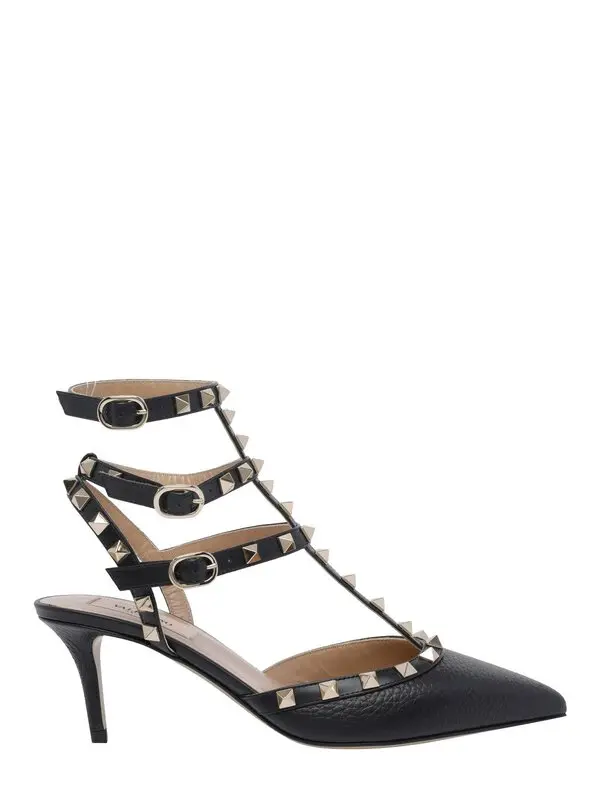 Valentino Garavani Rockstud Slingback Pumps - Black