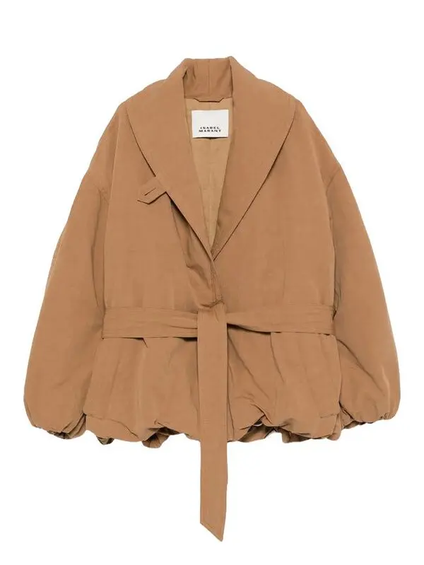 Isabel Marant Étoile Oversized Jacket With Detachable Belt - Brown