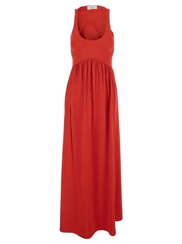 Sportmax Panino Sleeveless Dress With Back Cut-out - Multicolor