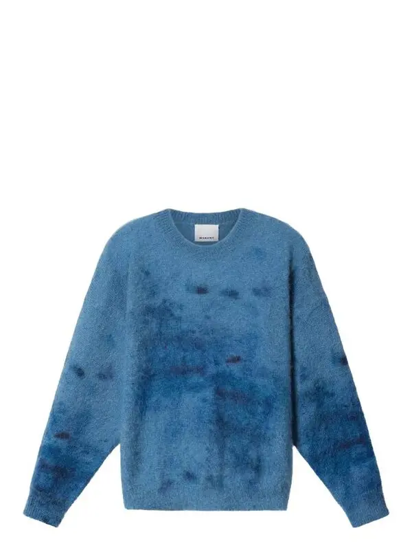 Isabel Marant Étoile Mohair Wool Blend Crewneck Pullover - Blue