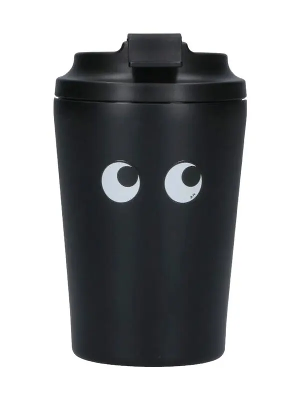 ANYA HINDMARCH Eye Motif Lid Travel Cup - Black