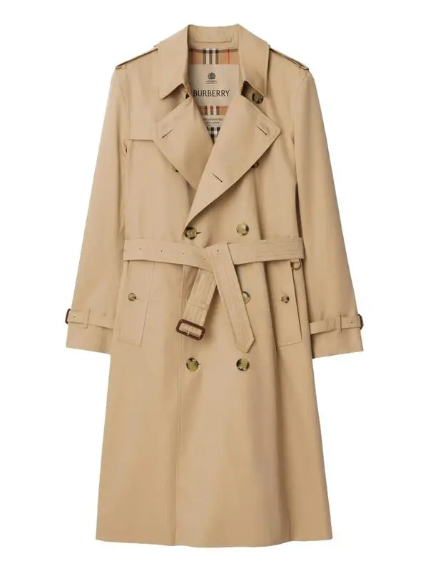 Burberry The Kensington Trench Coat - Cream
