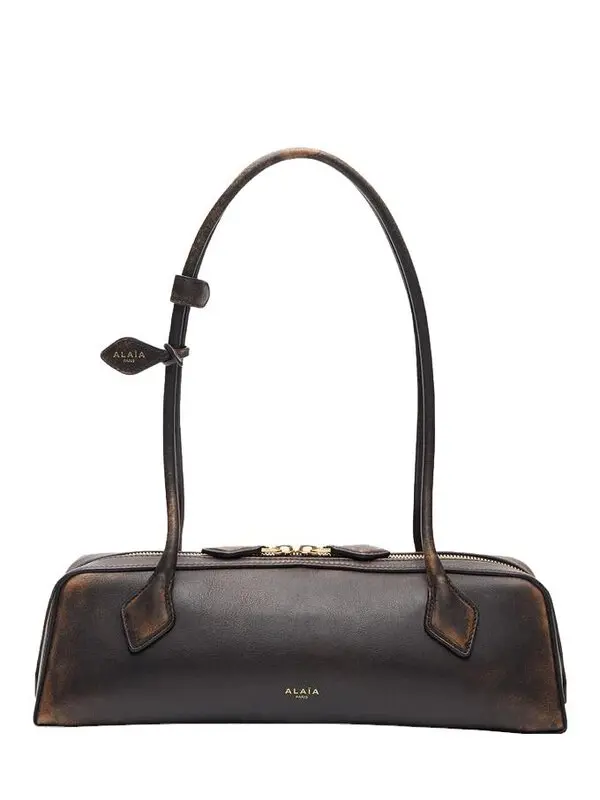 Alaïa Calfskin Shoulder Bag - Brown