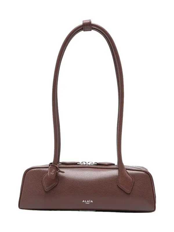 Alaïa Leather Zip Fastening Shoulder Bag - Brown