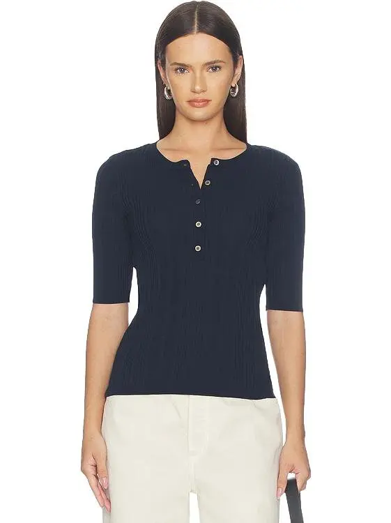 Sanctuary Air Of Ease Half Sleeve Tee - Navy