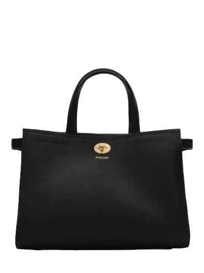 Burberry Small Check Cotswolds Tote - Black