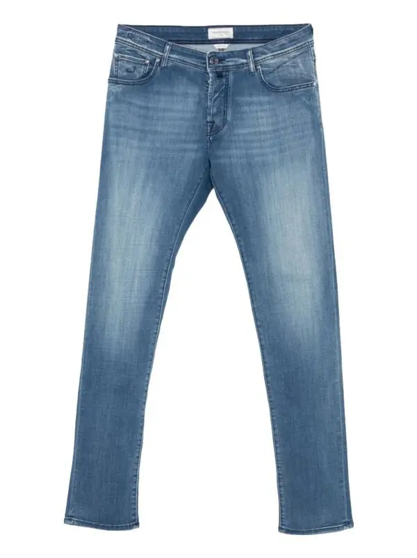 Jacob Cohen Buttoned Jeans - Light Blue