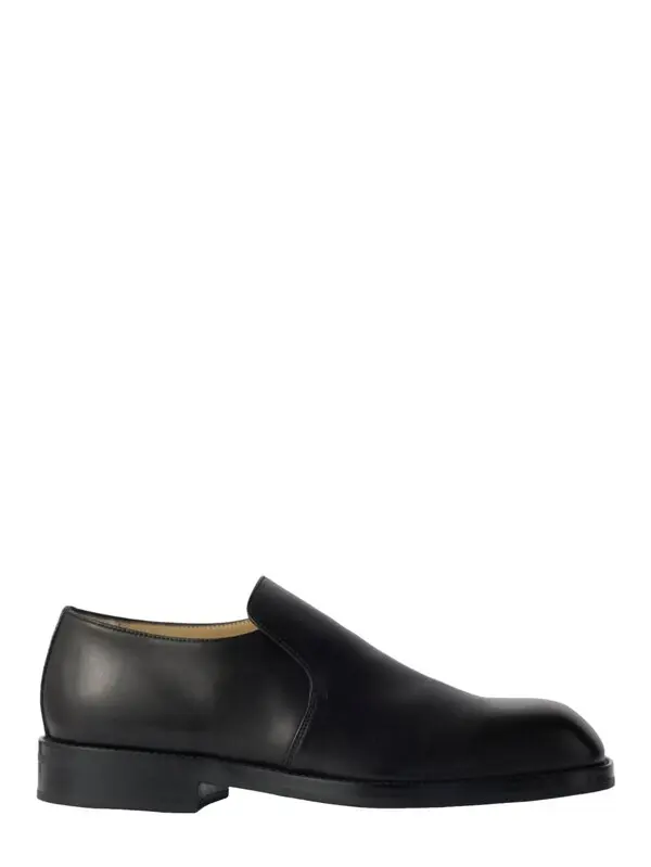 LEMAIRE Formal Loafers In Shiny Leather - Black