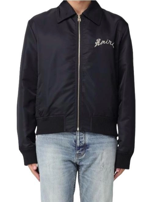 Amiri Embroidered Dragon Bomber Jacket - Black