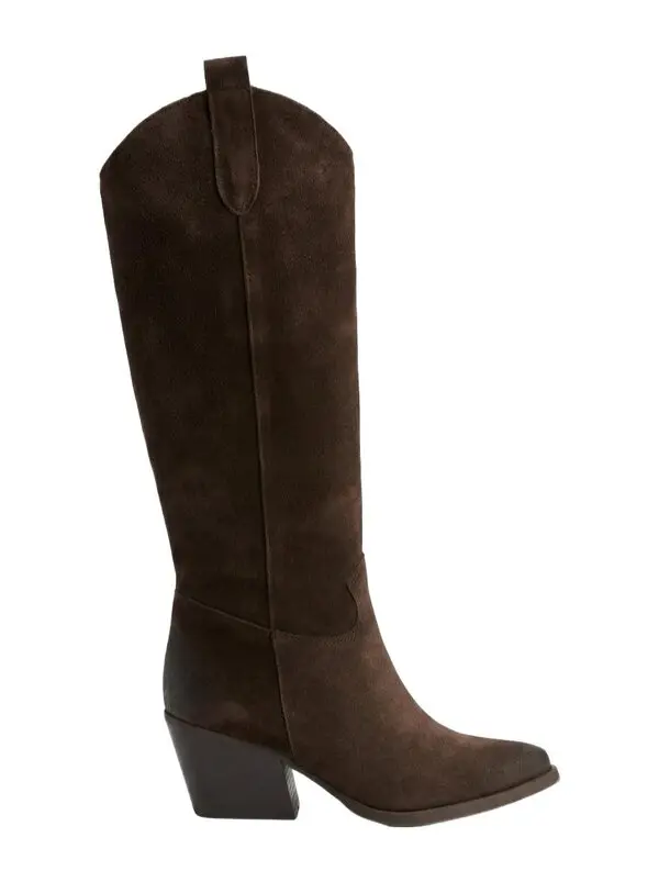 P.a.r.o.s.h Round-toe Tall Boots - Black
