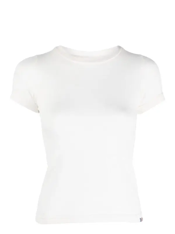 Extreme Cashmere Crew-neck Short-sleeve T-shirt - White